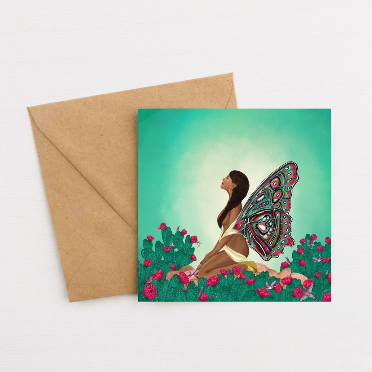 Divine Transformation | Greeting Card– Art by Anna Alvarado