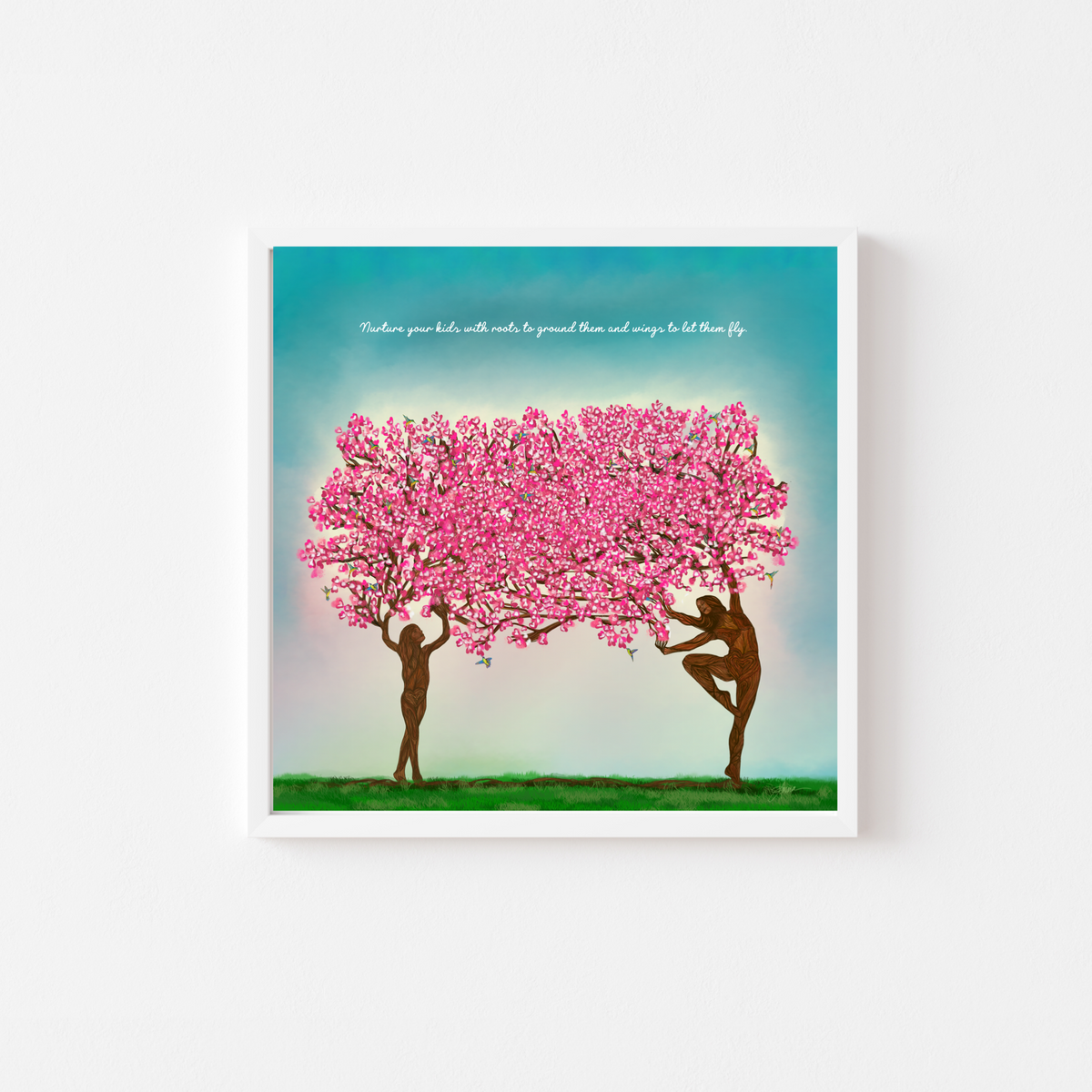 Rooted in Strength and Beauty| Quote Art Print– Art by Anna Alvarado